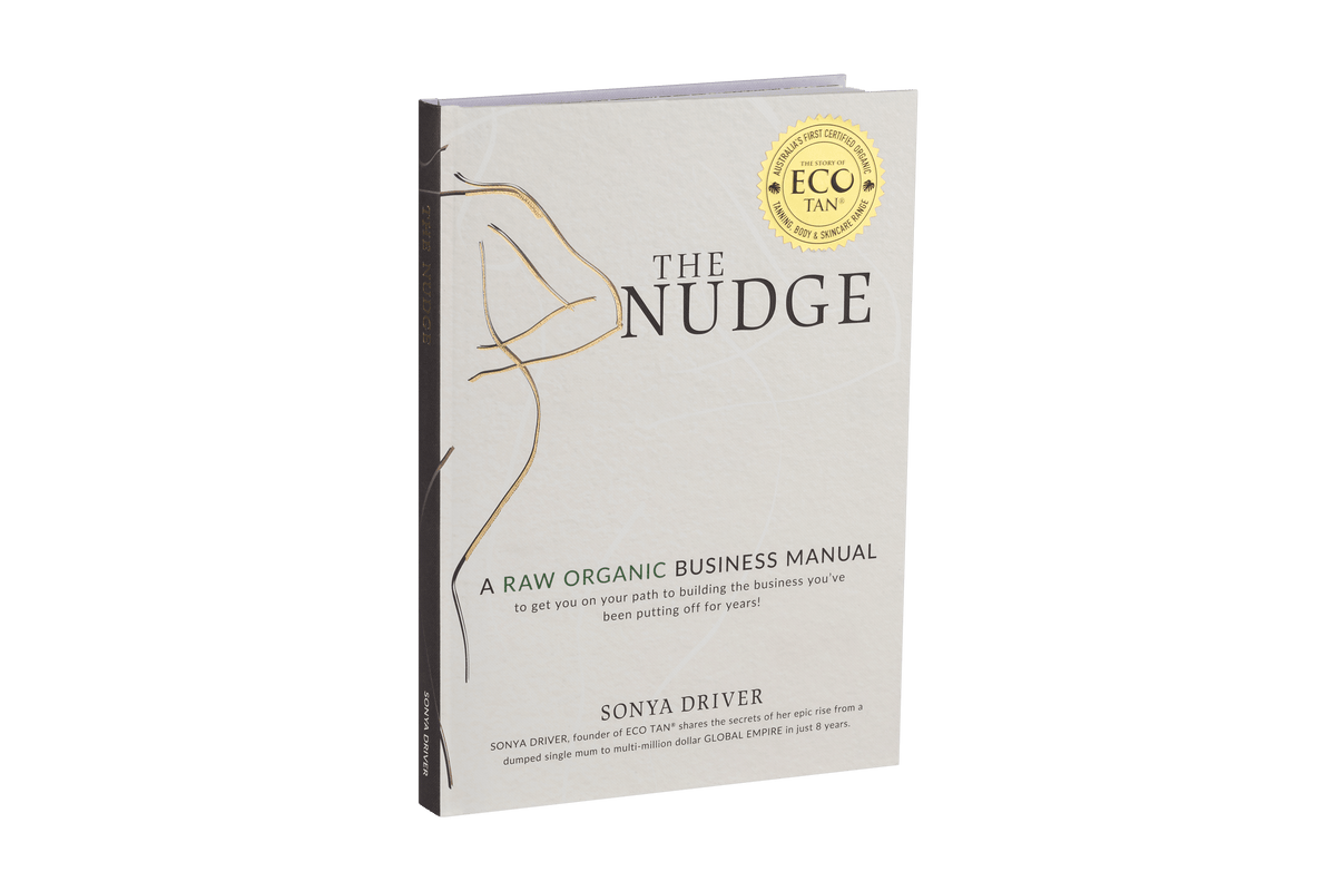 Eco Tan The Nudge Book | HUSH Beauty and SKIN